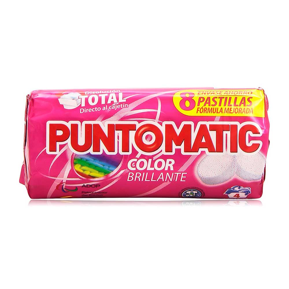 Puntomatic Detergente Color Brillante 8und | Tiendas Colores